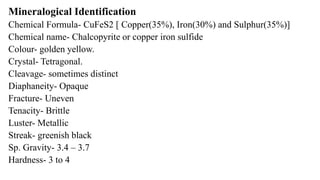 Makshika( chalco Pyrite- Rasa dravya Parichaya- according to NCISM ...