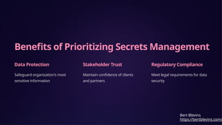 Secrets Secure: Safeguarding Sensitive Information | PPTX