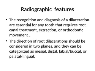 3. MANAGMENT OF TOOTH DILACERATION WITH MANDIBULAR MOLAR.ppt