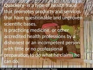 3.-Quackery grade 10 health ppt quarter 1 | PPTX