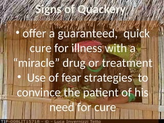 3.-Quackery grade 10 health ppt quarter 1 | PPTX