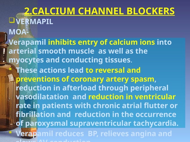 ANTIHYPERTENSIVE DRUGS. BP= CO x PR | PPT
