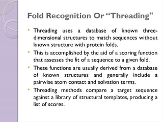 Protein structure prediction and classification.pptx
