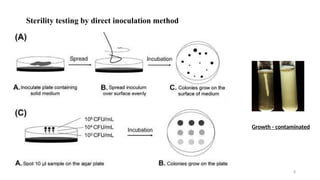 Sterility testing of Pharmaceutical products | PPTX