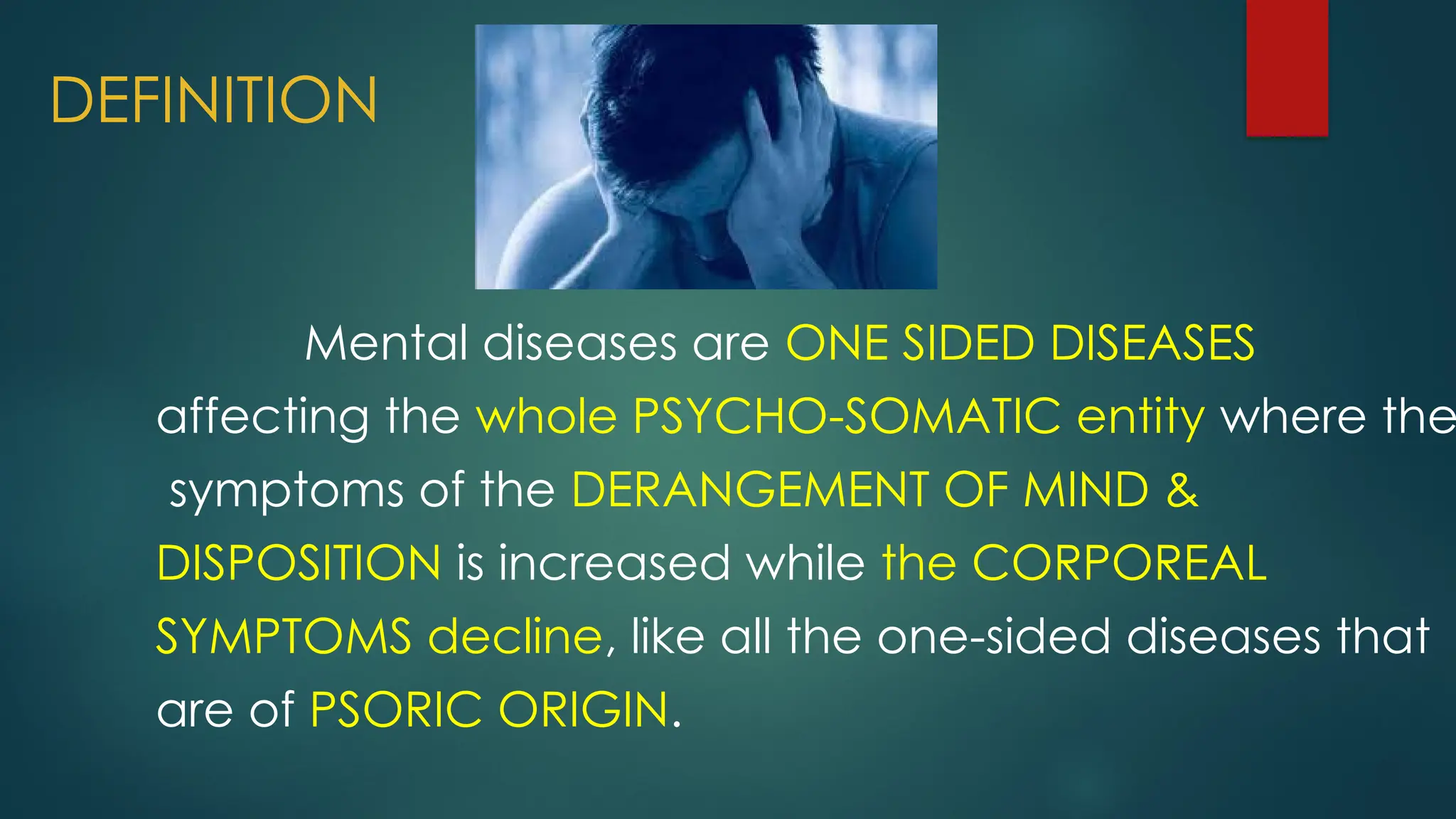 THE PURE DEFINITION OF THE MENTAL HEALTH | PPTX