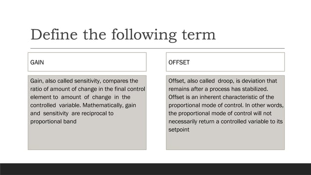 TWO POSITION CONTROL FOR CONTROL ENGINEERING | PPTX