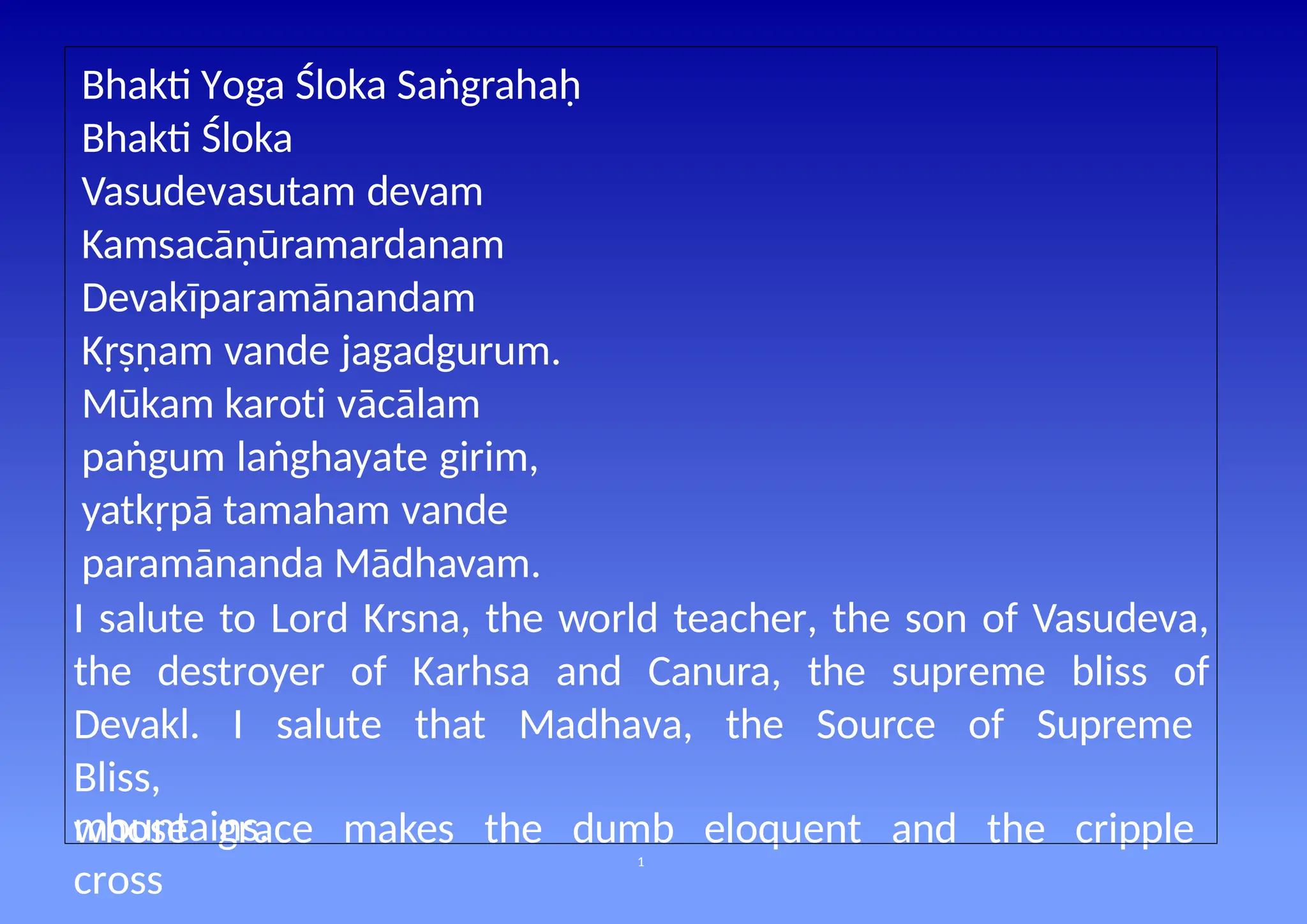 3.bhakthi yoga chanting-Bhagavad Gita - Song of the Lord Sri Krishna.pptx