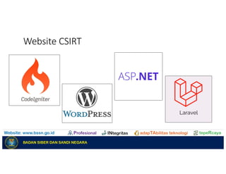 Analisis Kebutuhan CSIRT untuk ISO 27001 | PPT