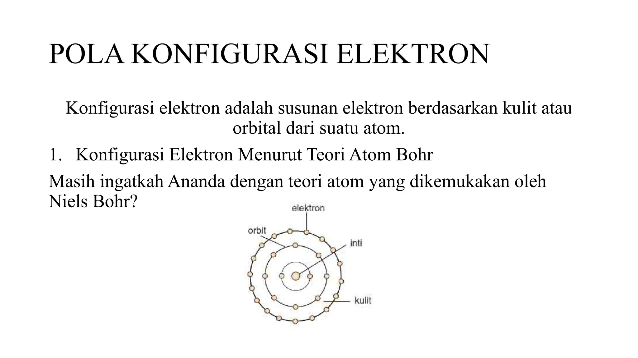 Konfigurasi Elektron kimia SMA.pptx..... | PPT