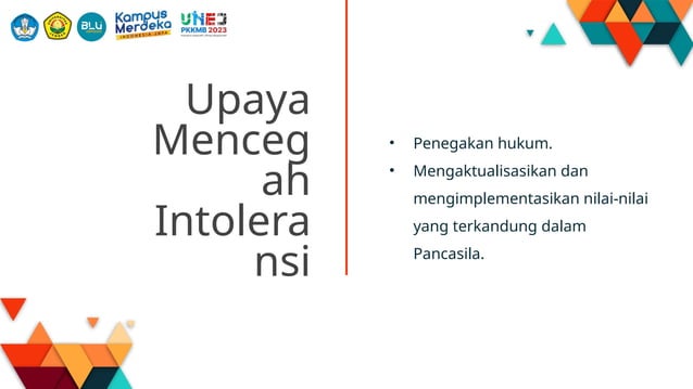 PPT Anti Intoleransi dan Radikalisme untuk Mahasiswa | PPTX