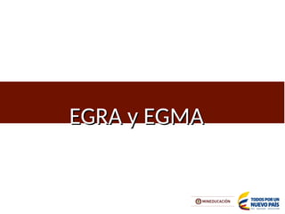 Pruebas valorativas EGMA Y EGRA para niños | PPT