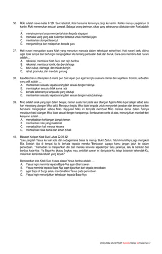 3. BANK SOAL-PABP AGAMA KATOLIK-2022-2023.docx3. BANK SOAL-PABP AGAMA ...