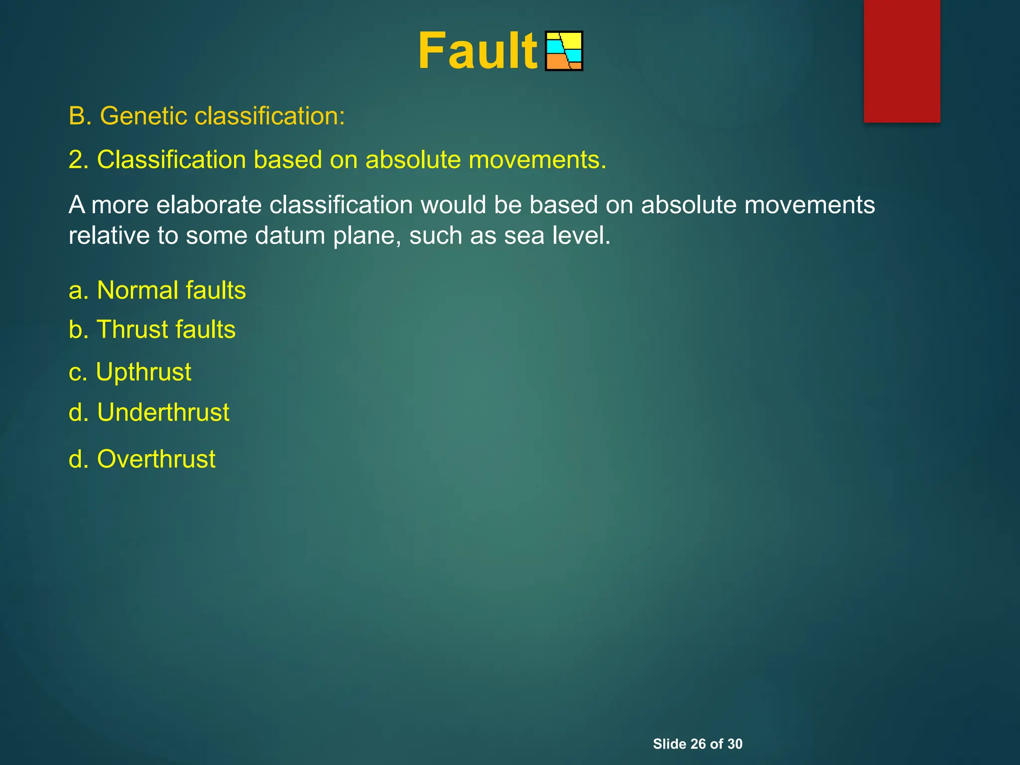3. Classification of faults and Field Recognition of faults | PPTX