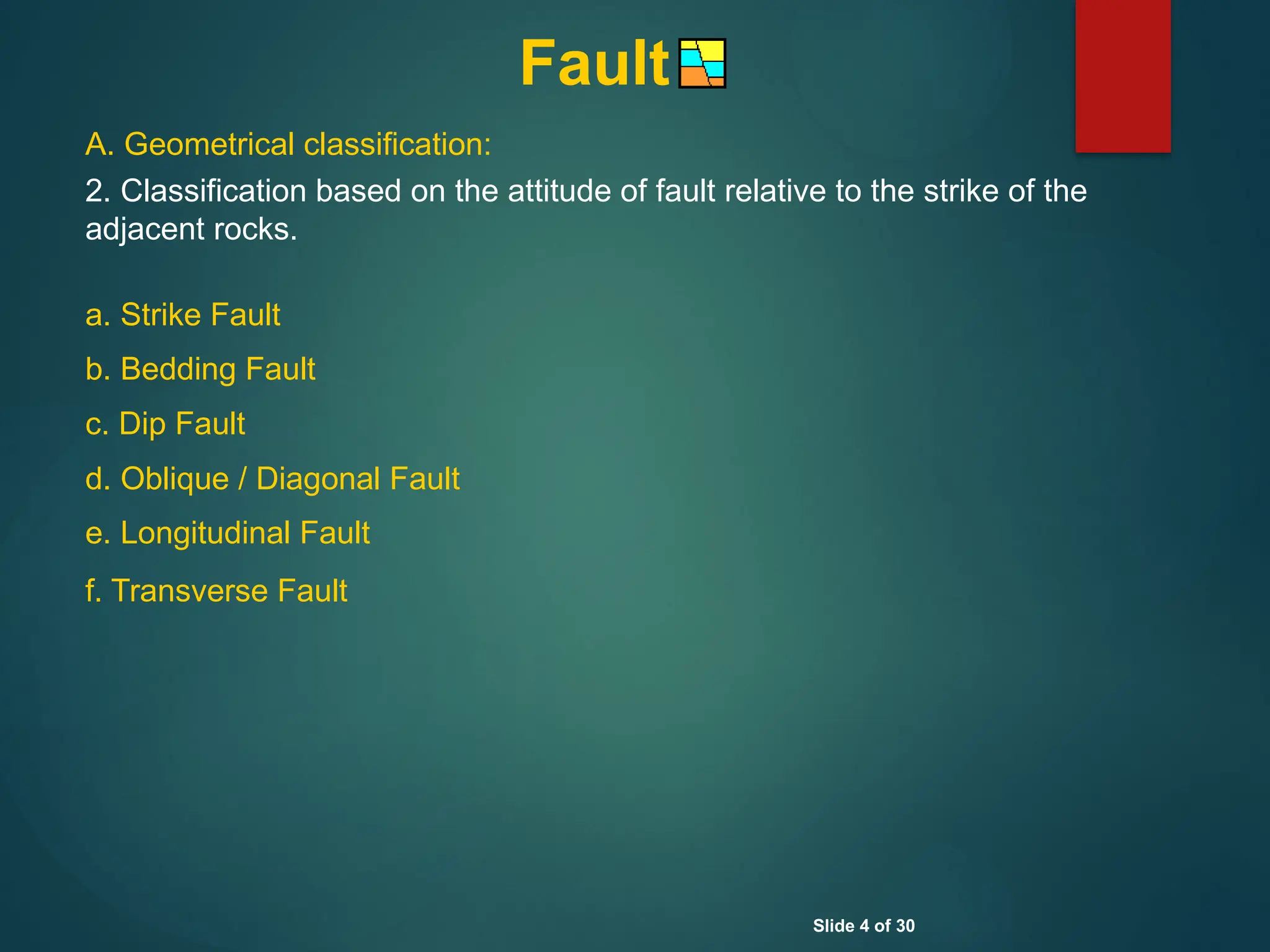 3. Classification of faults and Field Recognition of faults | PPTX