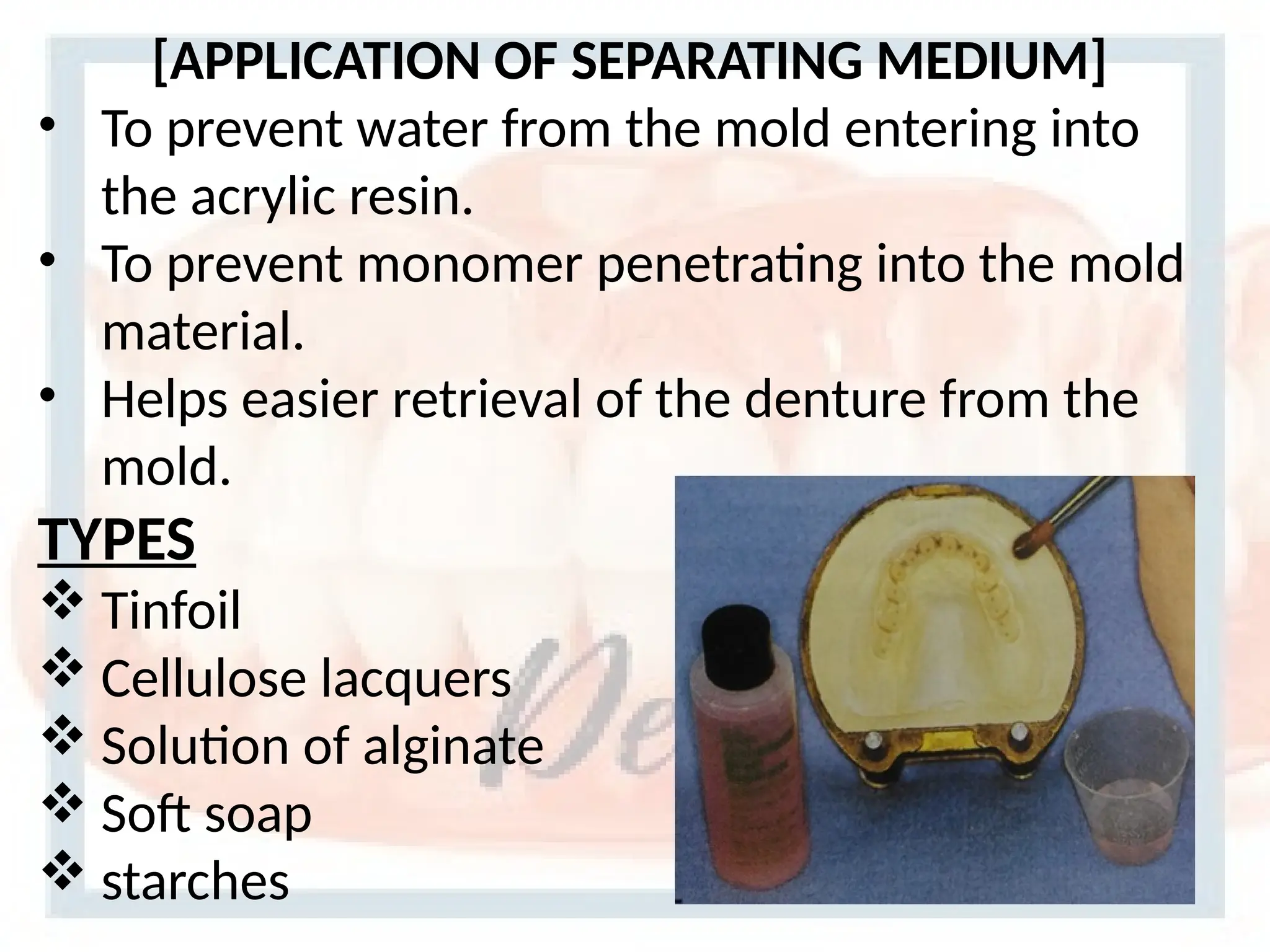 Denture base resins- Dental materials prosthodontics | PPTX