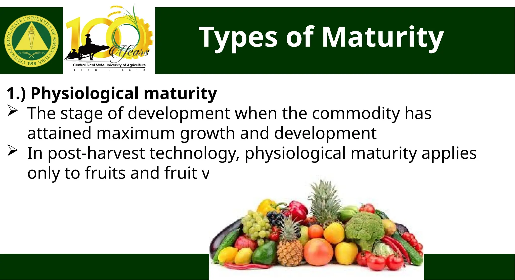 Crop Science 3: Post-harvest handling technology | PPTX