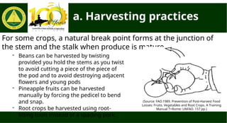 Crop Science 3: Post-harvest handling technology | PPTX