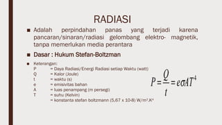 perpindahan panas perpindahan panas perpindahan panas | PPTX