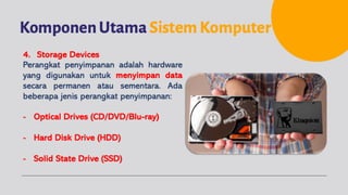 Konsep Teknologi - 3 Perangkat Keras (Hardware) | PDF