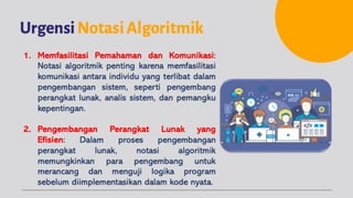 Dasar-Dasar Pemrograman - 3 Notasi Algoritmik | PDF