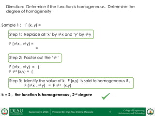 3. Differential Equation - Homogeneous Differential- Lecture.2024.pptx