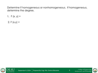 3. Differential Equation - Homogeneous Differential- Lecture.2024.pptx
