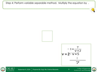 3. Differential Equation - Homogeneous Differential- Lecture.2024.pptx