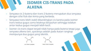 3. Alkena dan Alkuna kimia farmasi mengnai | PPT