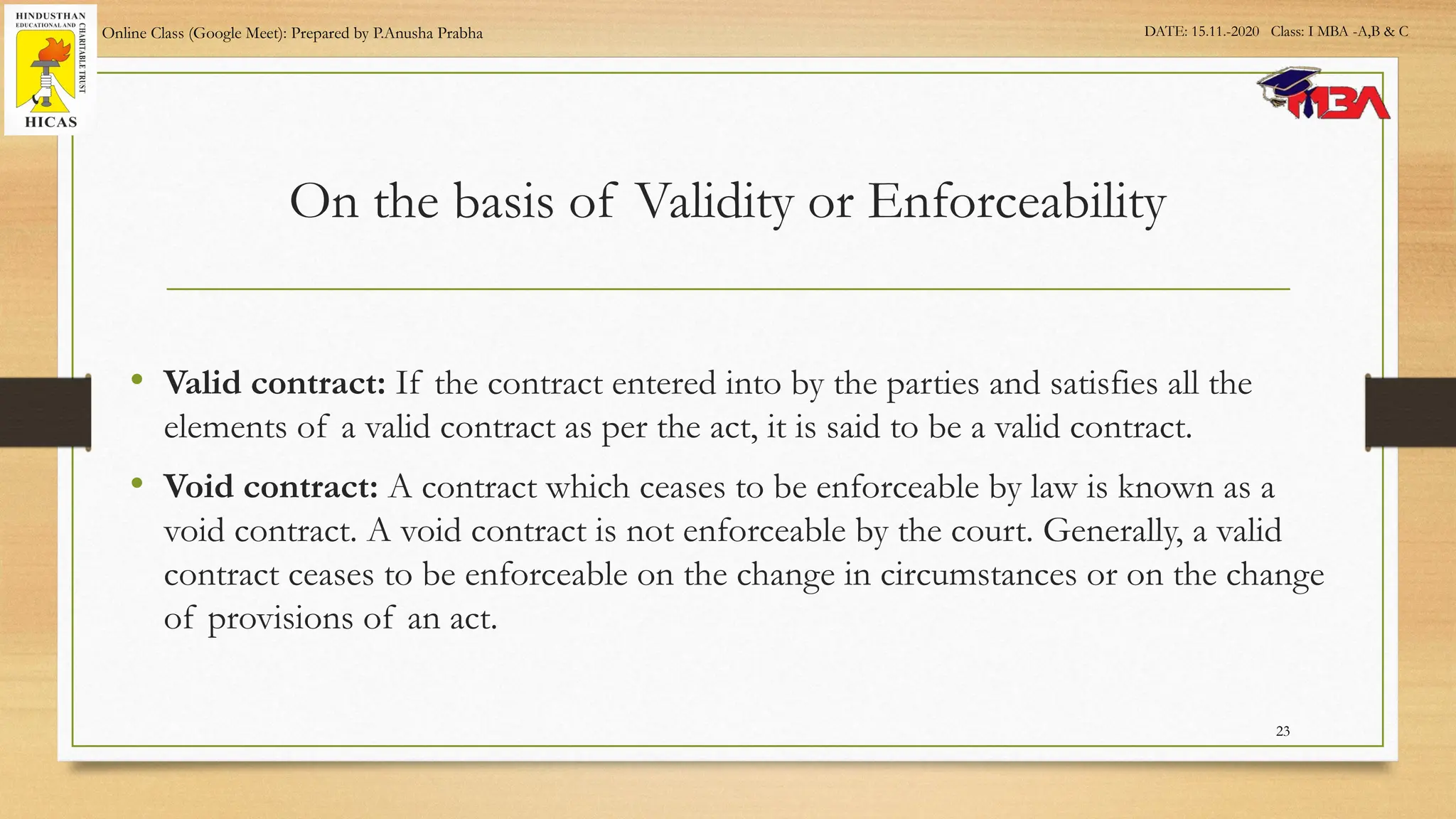 3. Nature & Classification of Contracts.pptx