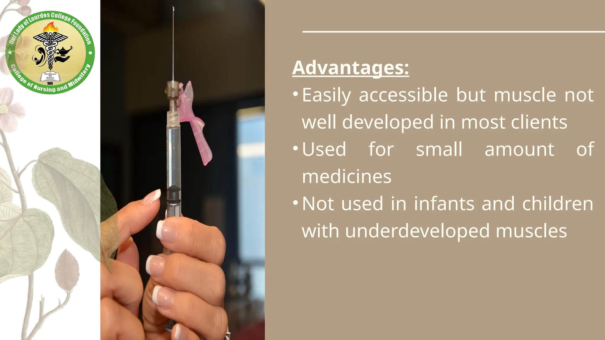 Intramuscular Injection Powerpoint presentation | PPTX