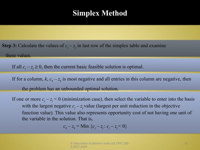 3 Linear Programming The Simplex Methodpptx