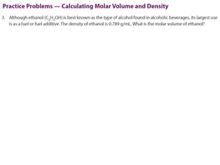 The Molar Volume of Gases . | PPTX