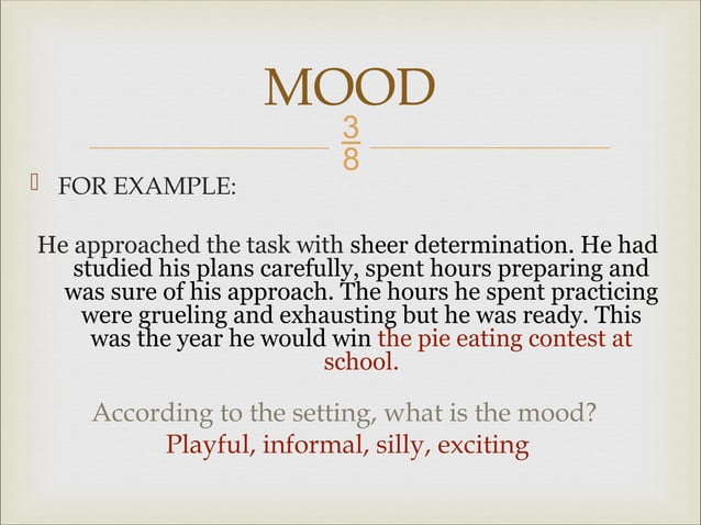 Creative Writing Mood and Tone - .pptxxx | PPTX