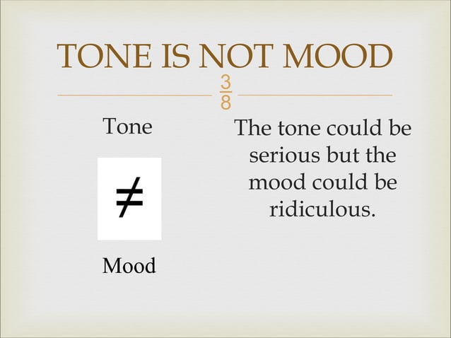 Creative Writing Mood and Tone - .pptxxx | PPTX