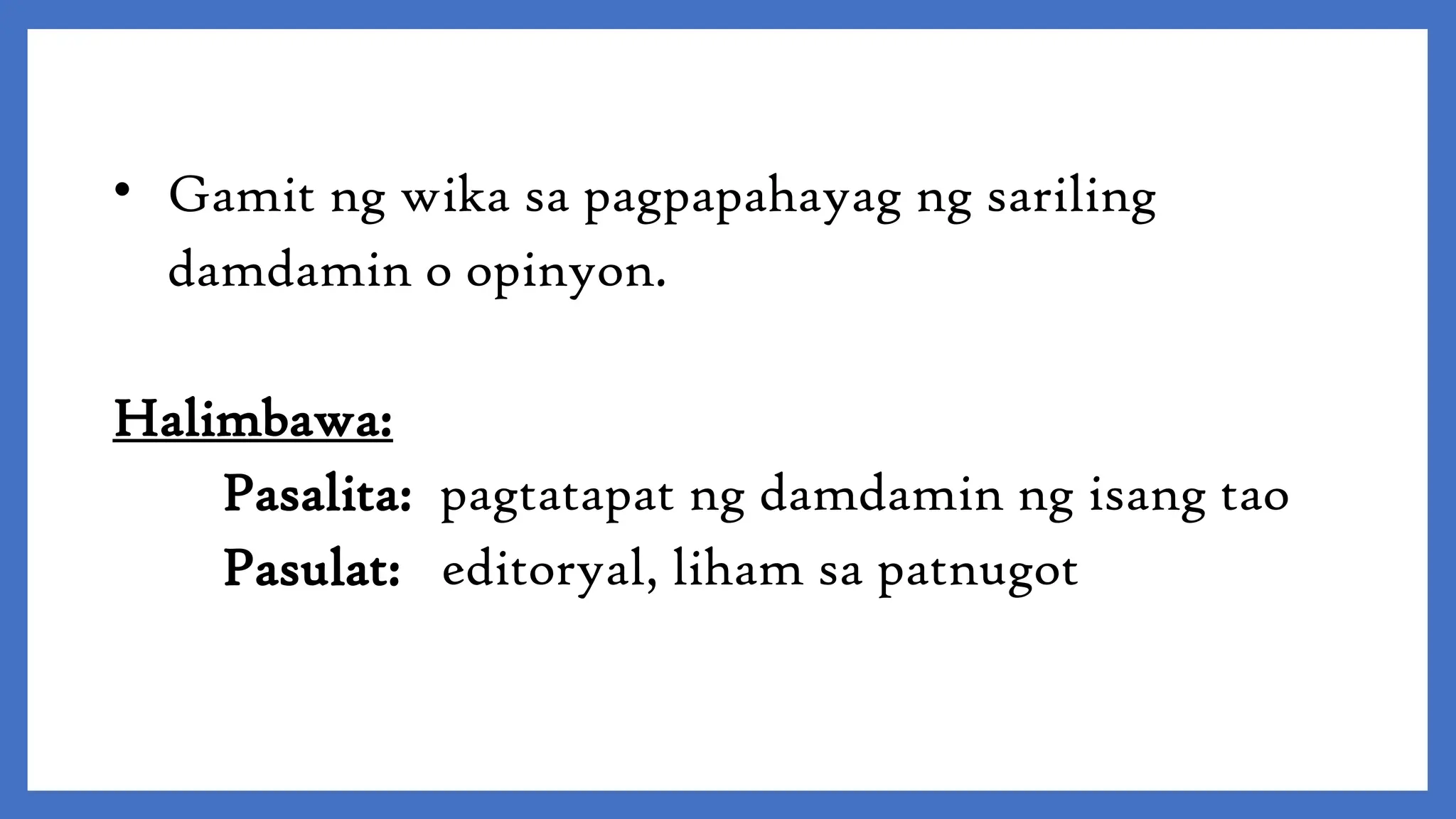 3. GAMIT NG WIKA SA LIPUNAN.pptx KOMUNIKASYON AT PANANALIKSIK | PPTX