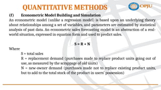 Sales Forecasting Techniques in Sales Management | PPT