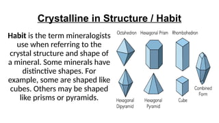 3. Characteristics & Properties of Minerals.pptx