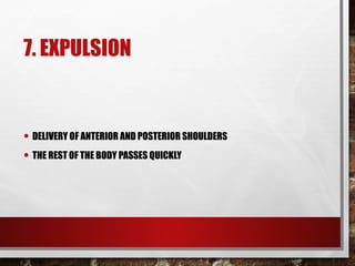 7 CARDINAL MOVEMENTS OF LABOUR.pptx Obgy | PPTX