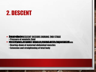 7 CARDINAL MOVEMENTS OF LABOUR.pptx Obgy | PPTX