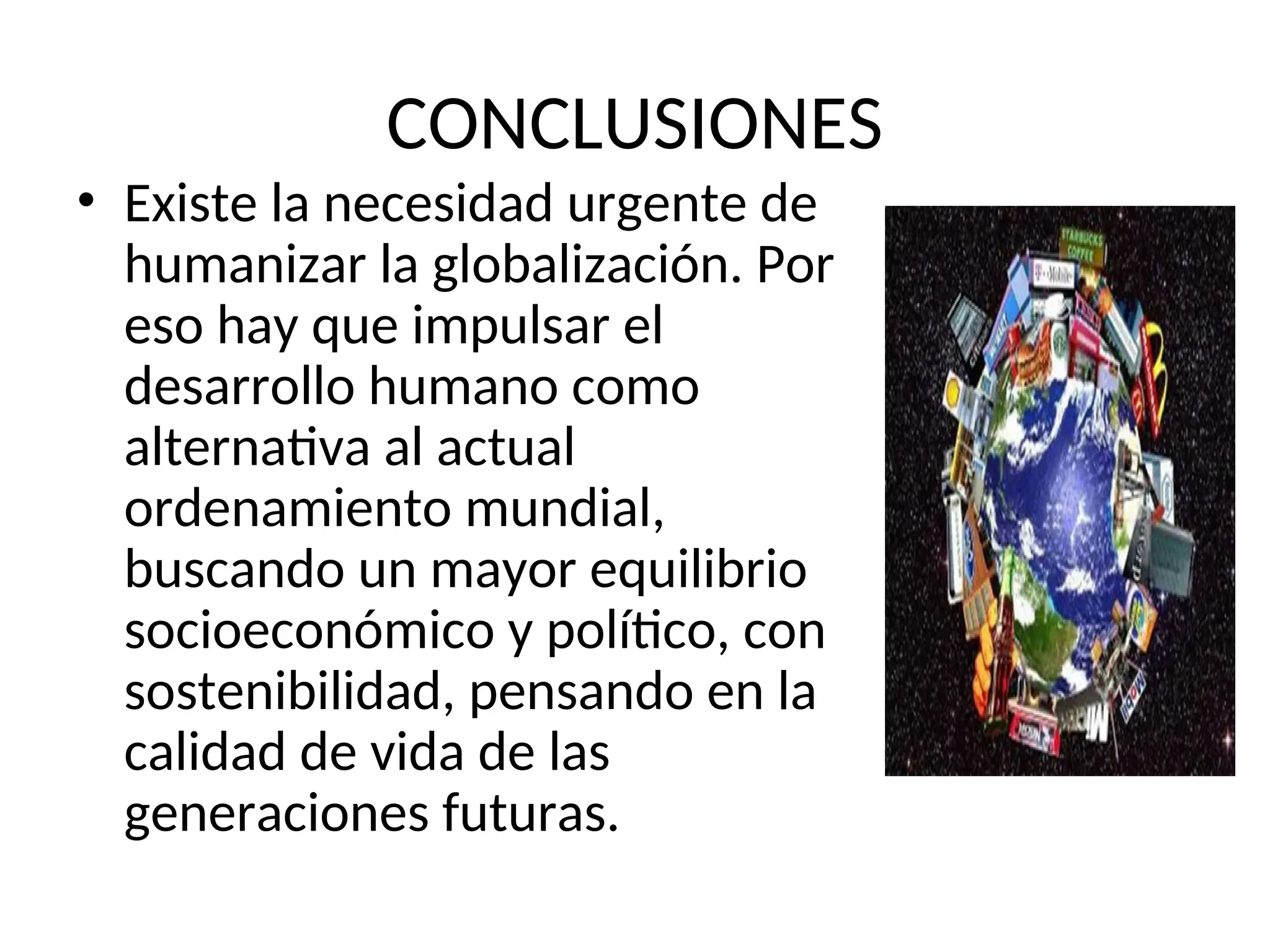 LAS DIMENSIONES DE LA GLOBALIZACION EN EL MUNDO | PPT