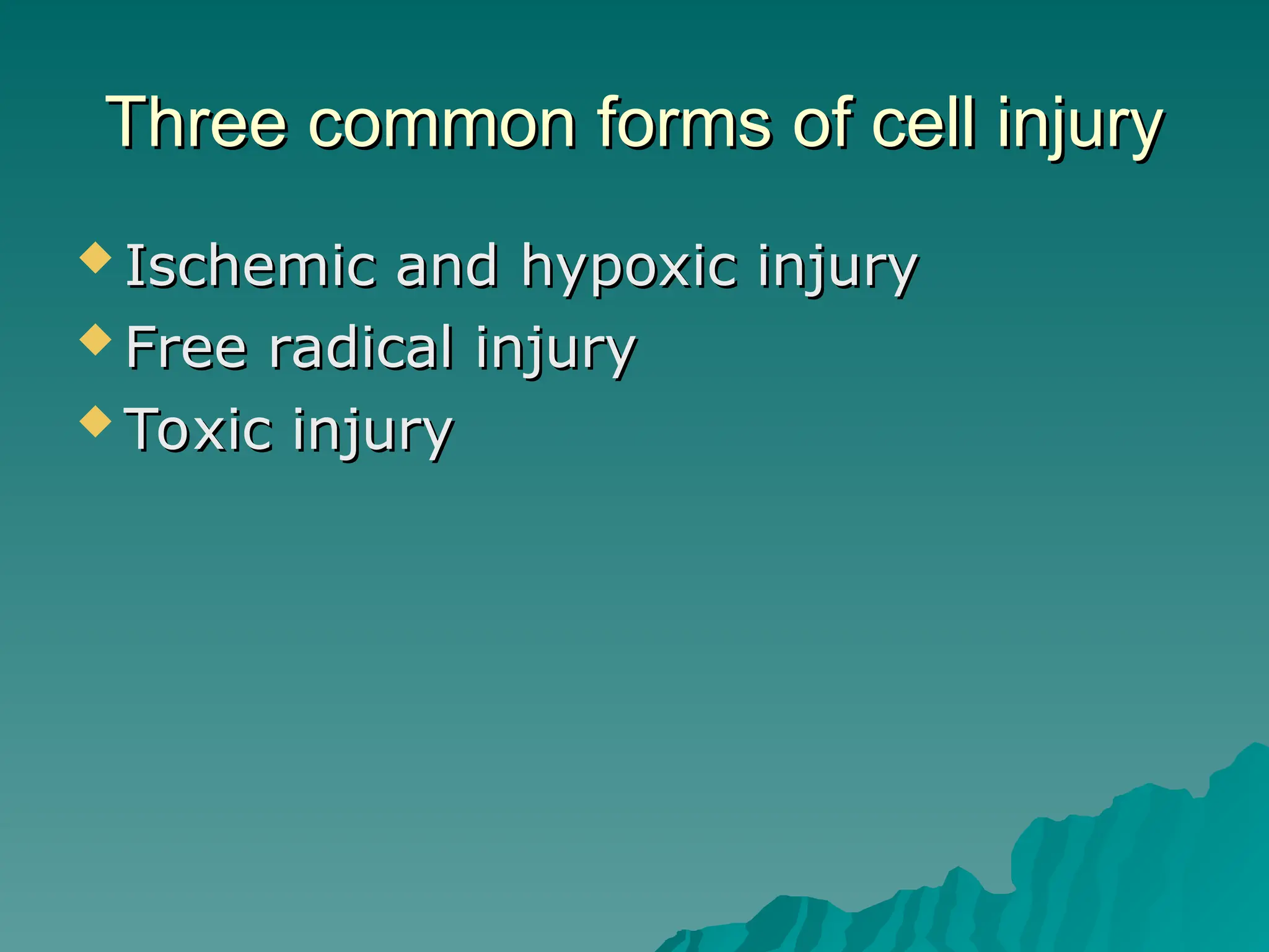 3. Cell Injury.ppt in General veterinary Pathology | PPT