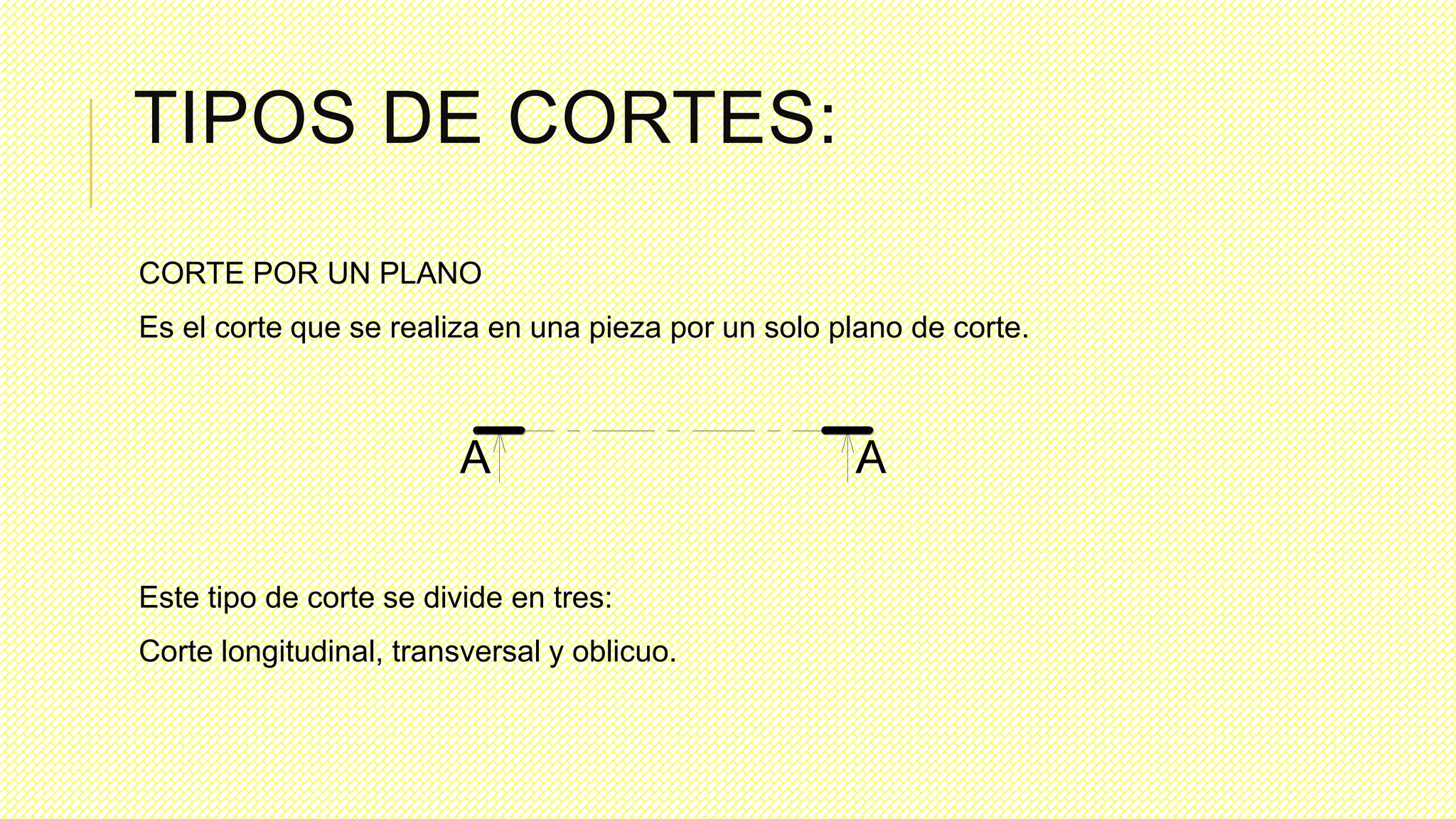 Cortes en planos, definicion y características | PDF | Drawing and ...