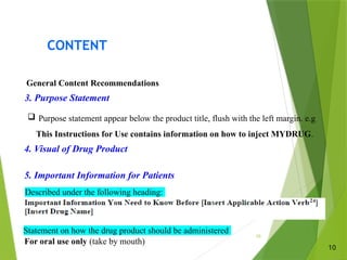 Patient Labeling for Human Prescription Drug and Biological Products | PPT