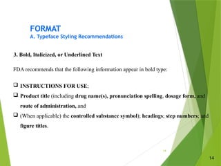 Patient Labeling for Human Prescription Drug and Biological Products | PPT