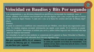 3.5 MODEM, ESTANDARES Y PROTOCOLOS ING. SISTEMAS | PPTX