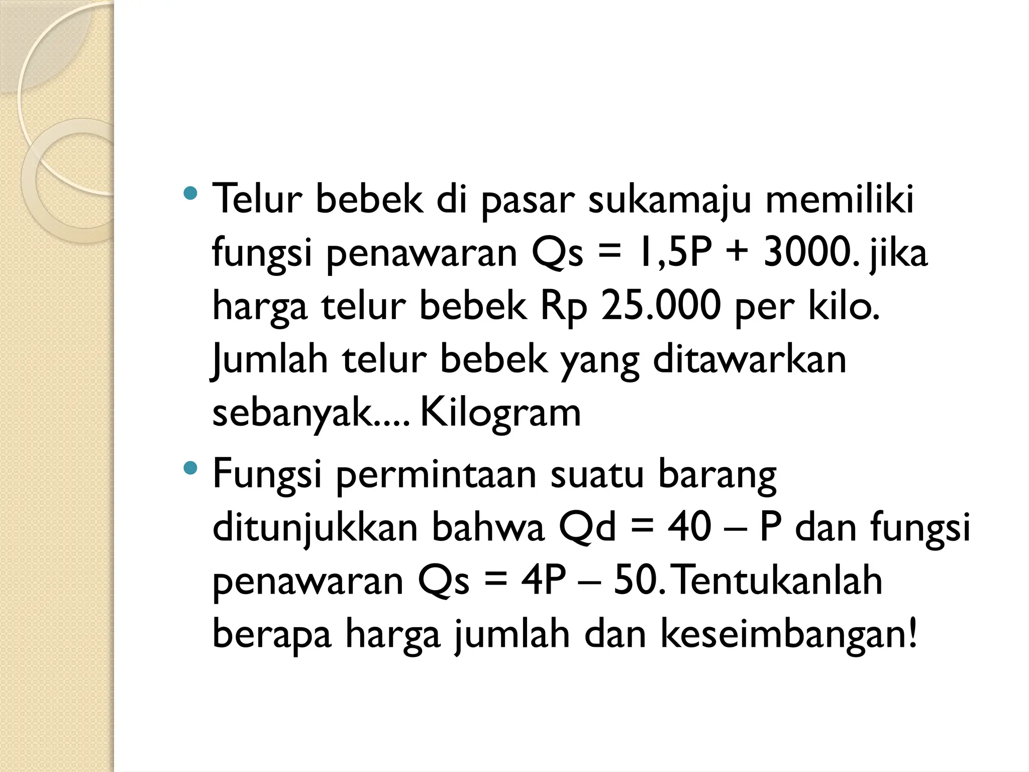 3.ppt fungsi penawaran dan fungsi permintaan | PPTX