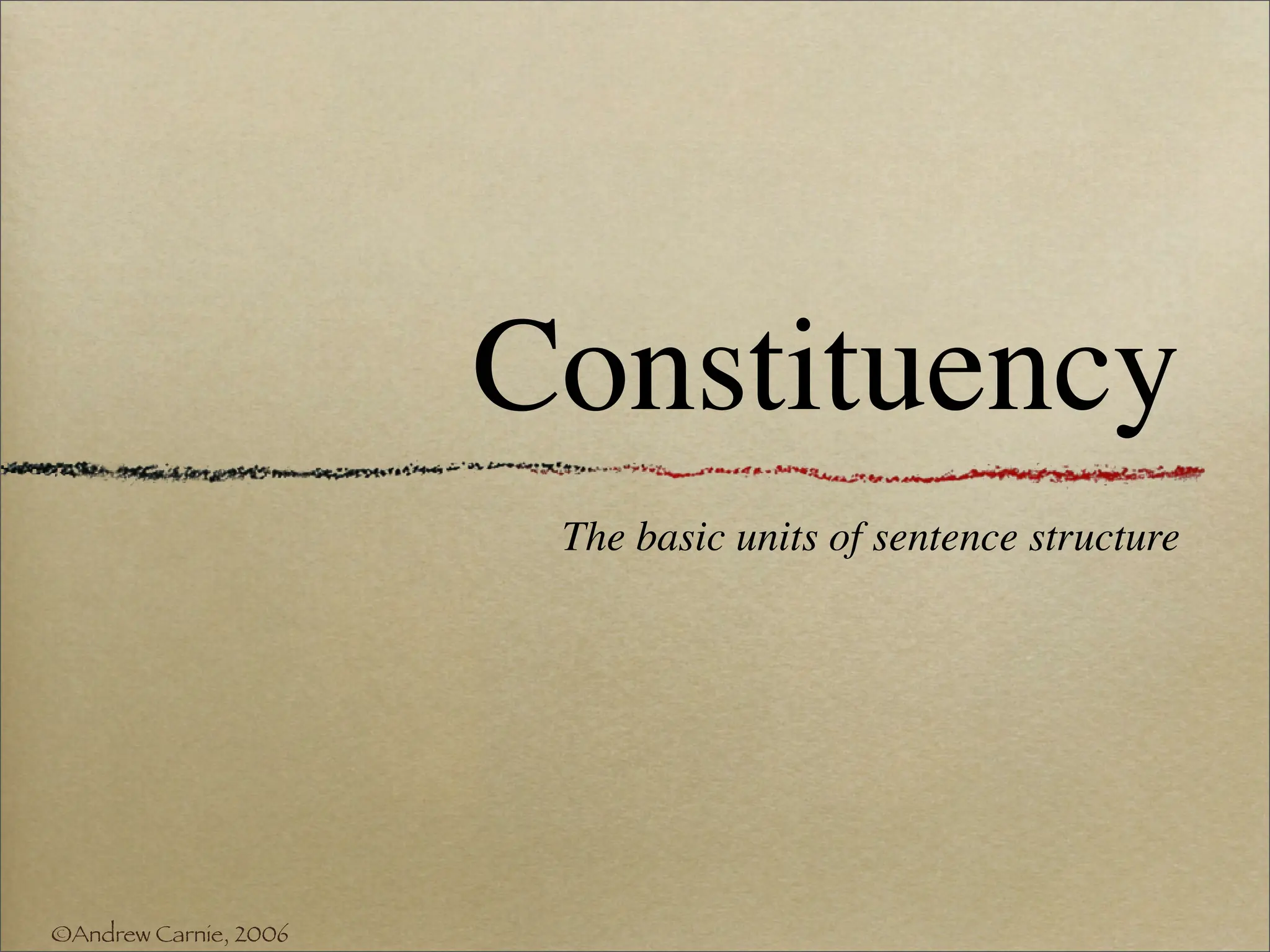 3.1-Constituency tests. For syntax students | PDF