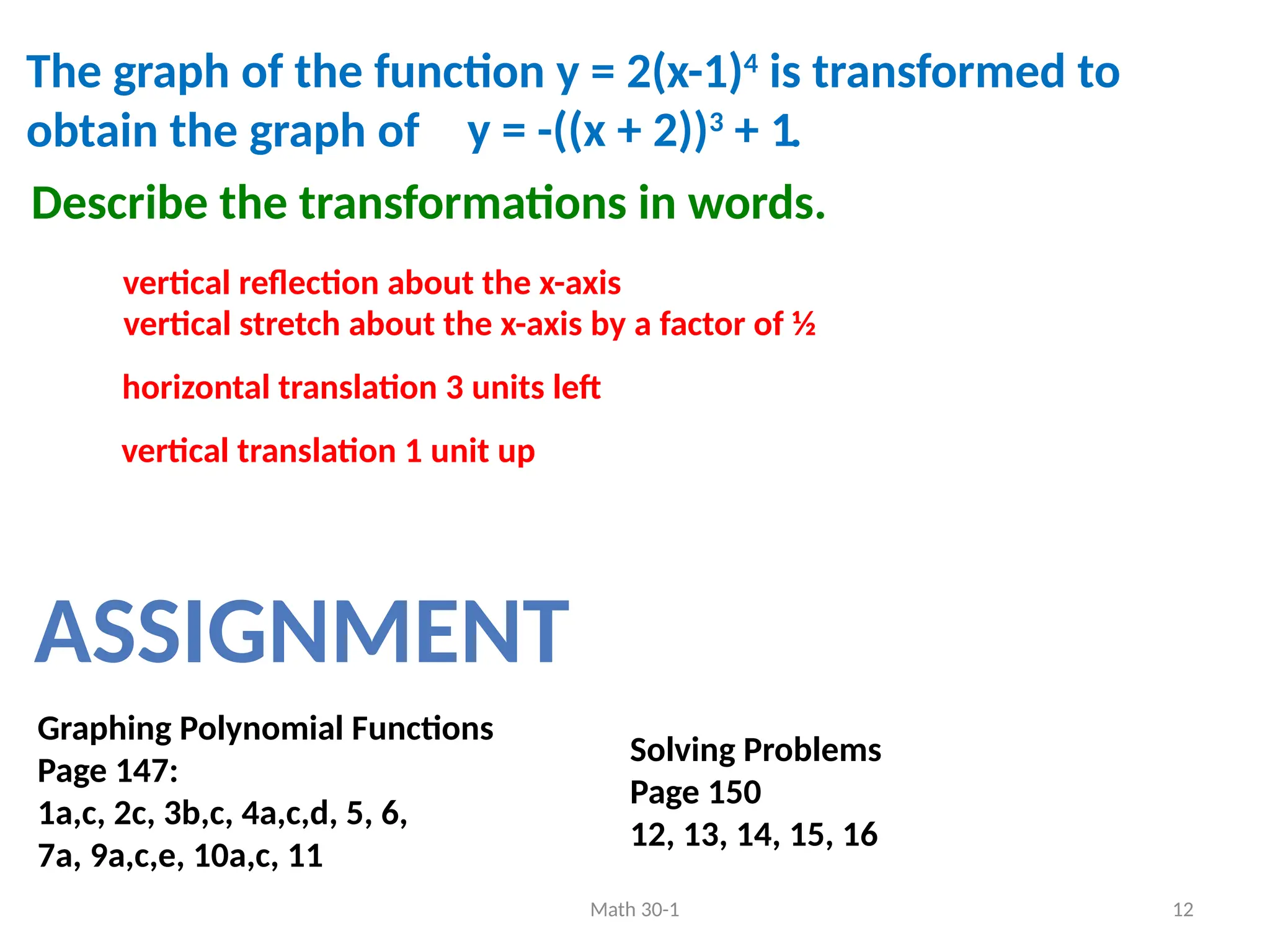 3.4 Equations and Graphs of Polynomial Functions.pptx | Free Download