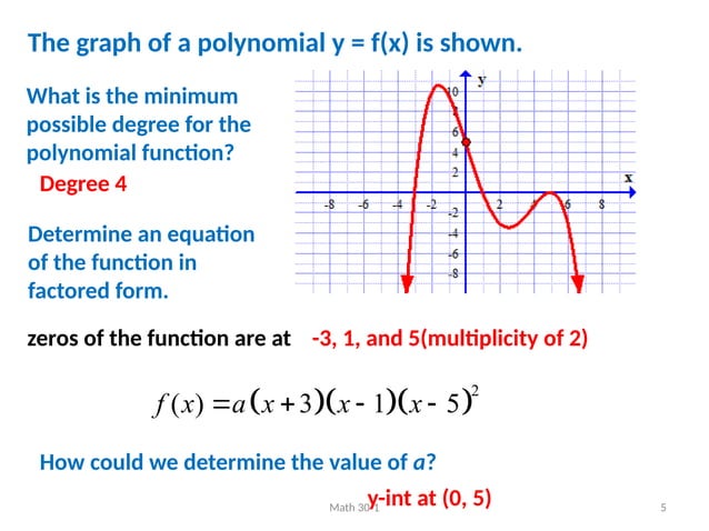 3.4 Equations and Graphs of Polynomial Functions.pptx | Free Download