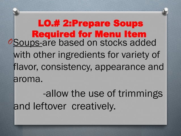 3.Classification of Soups. power point presentation | PPTX